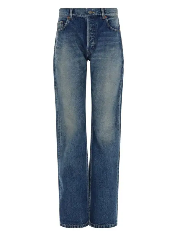 Saint Laurent Straight Fit Jeans - Blue