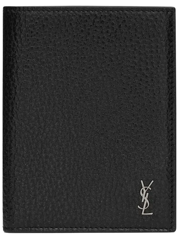 Saint Laurent Portacarte Con Cassandre - Black