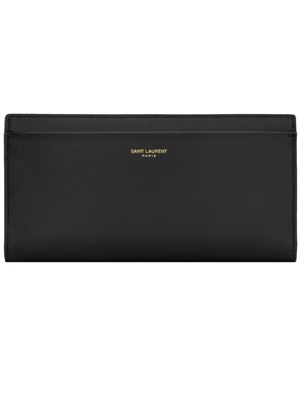 Saint Laurent Portafoglio Con Zip - Black