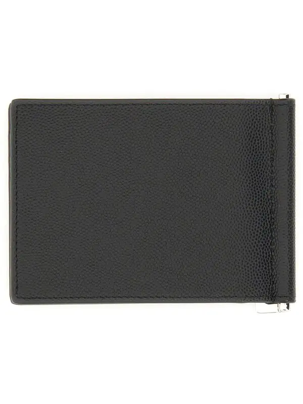 Saint Laurent Portacarte Con Clip Per Banconote