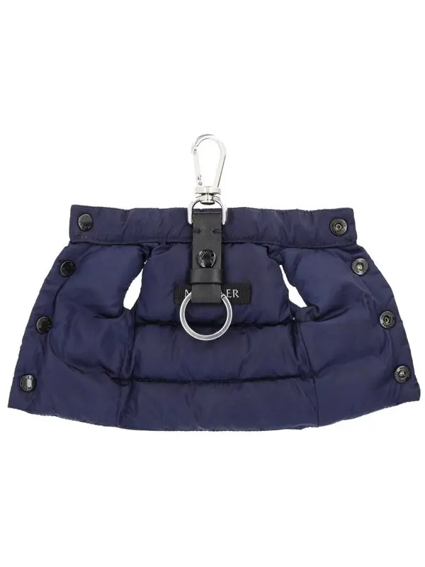 Moncler Keychain In The Shape Of A Vest - Blue
