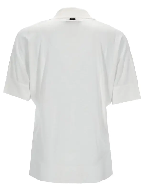 Herno Cotton Blend Polo Shirt - White