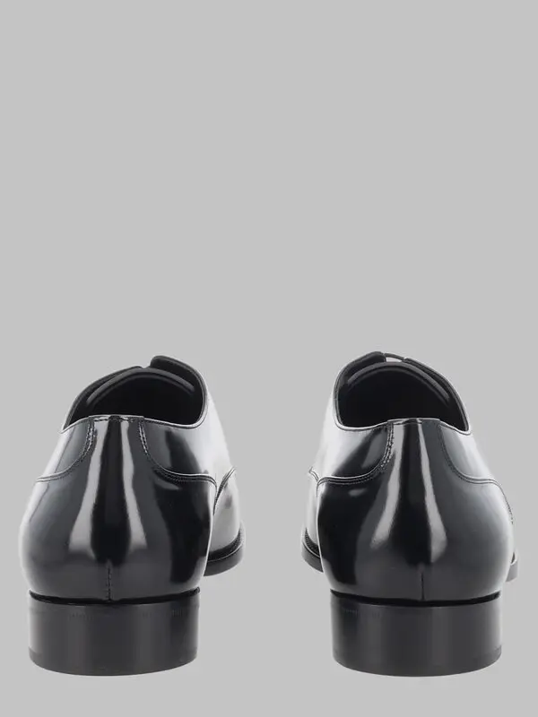 Saint Laurent Stanton Derby Shoes - Black