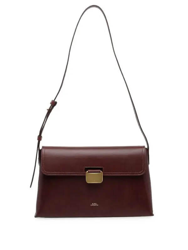 A.p.c. Simone Leather Shoulder Bag - Red