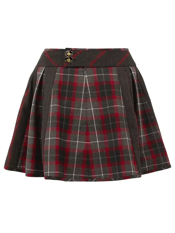 VIVIENNE WESTWOOD Mini Bell Skirt Nightwatch Tartan