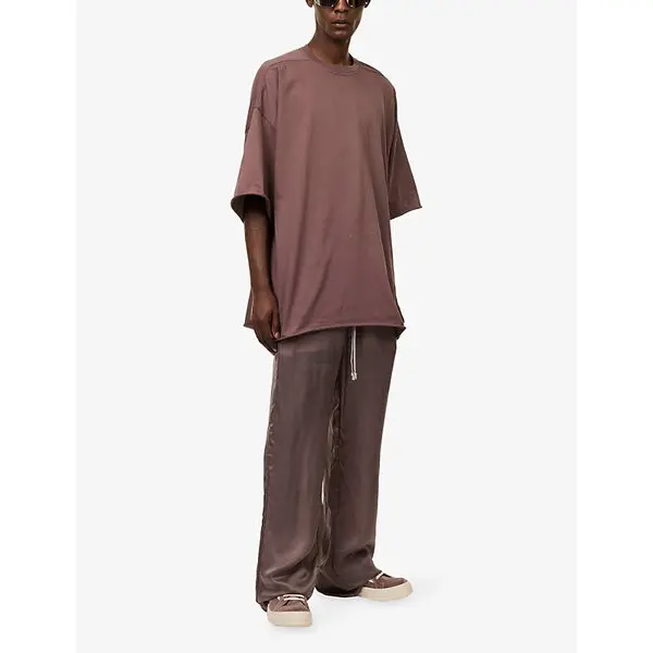 Rick Owens Dietrich Drawstring Satin Trousers
