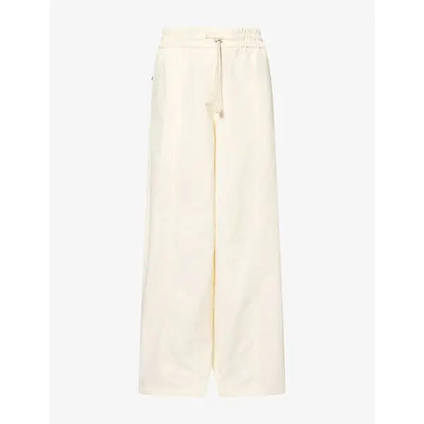 Bottega Veneta Compact Drawstring Toile Cotton Trousers