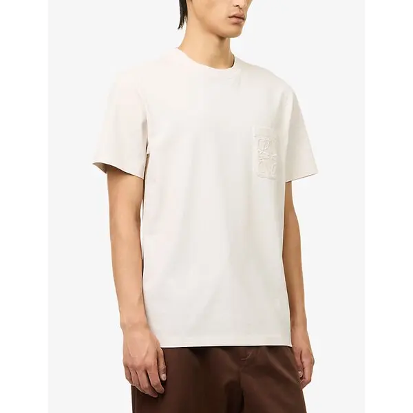 Loewe Anagram Patch-pocket Cotton T-shirt