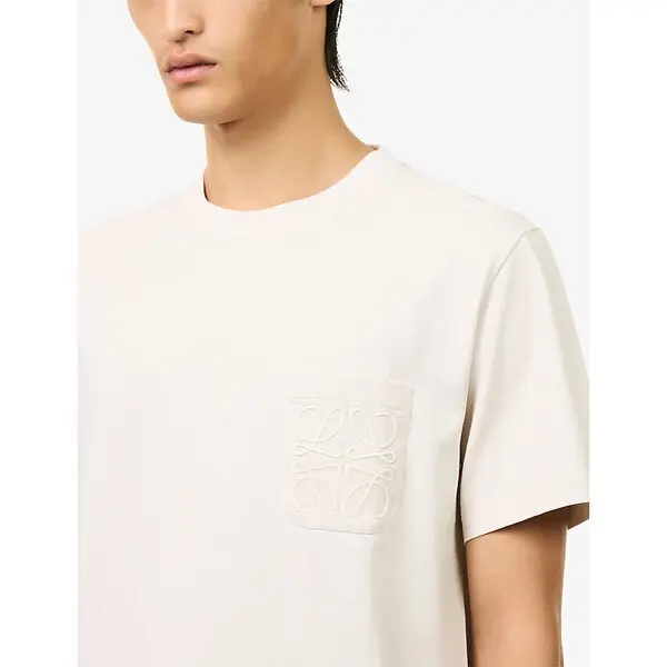Loewe Anagram Patch-pocket Cotton T-shirt