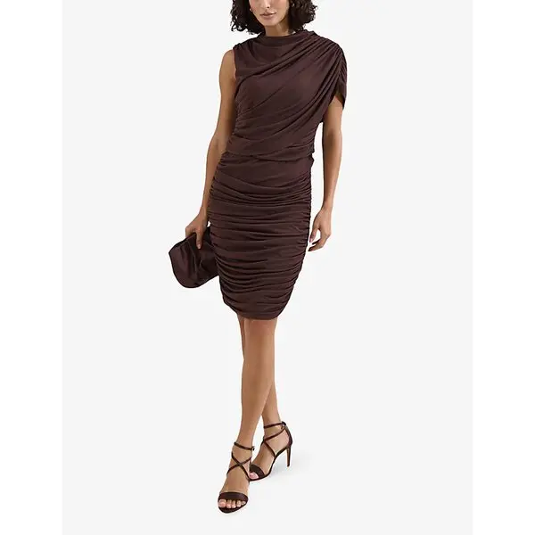 PHASE EIGHT Aimee Ruched Jersey Midi Dress