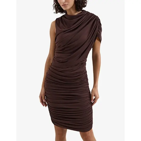 PHASE EIGHT Aimee Ruched Jersey Midi Dress