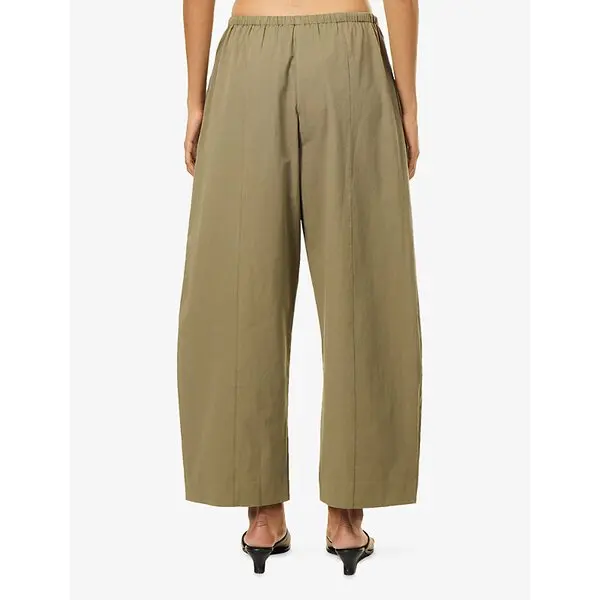 Dissh Scout Barrel-leg Cotton Trousers
