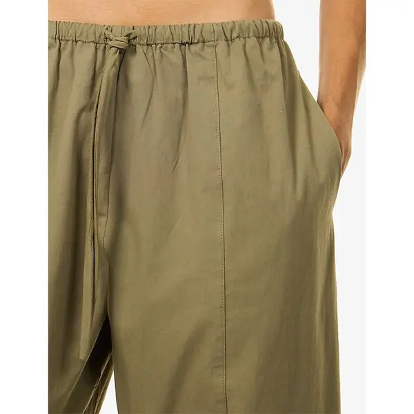 Dissh Scout Barrel-leg Cotton Trousers