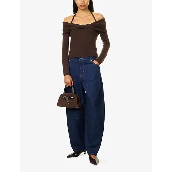 Simkhai Etienne Barrel-leg Denim Jeans