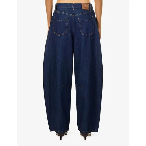 Simkhai Etienne Barrel-leg Denim Jeans
