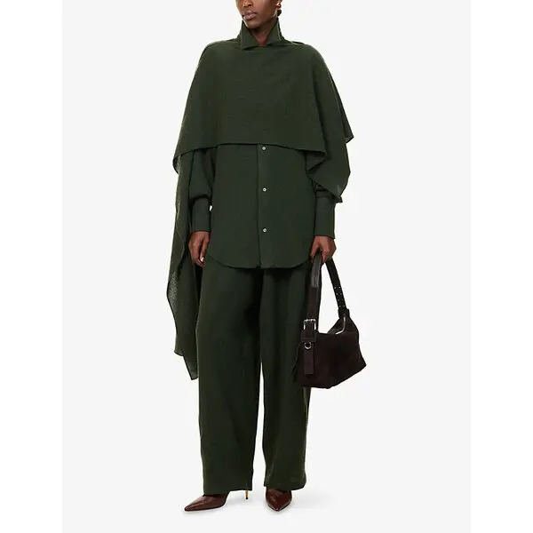 DARKPARK Wool And Cashmere Shirt - Green