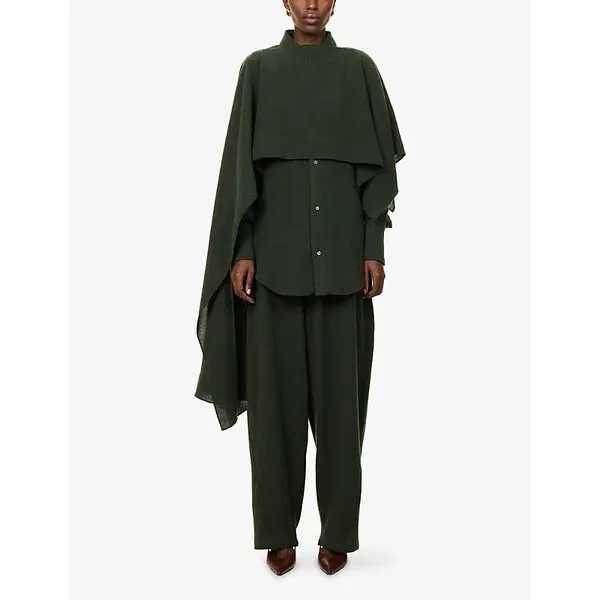 DARKPARK Wool And Cashmere Shirt - Green