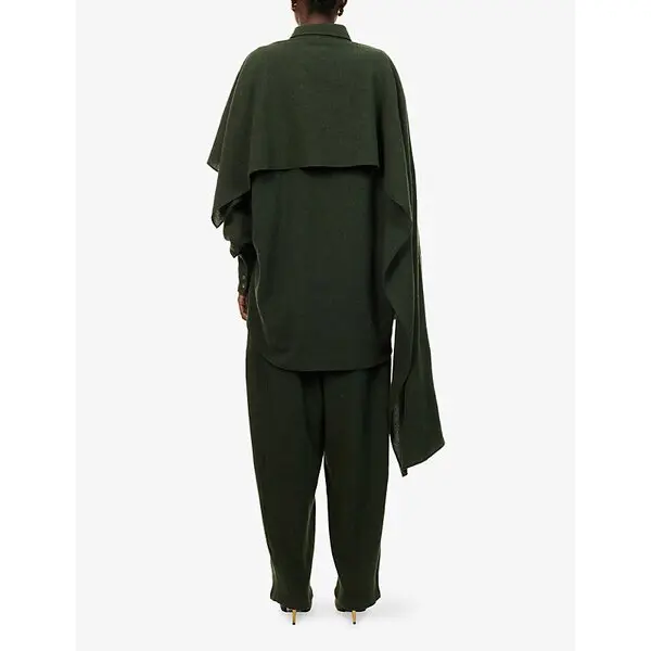 DARKPARK Wool And Cashmere Shirt - Green