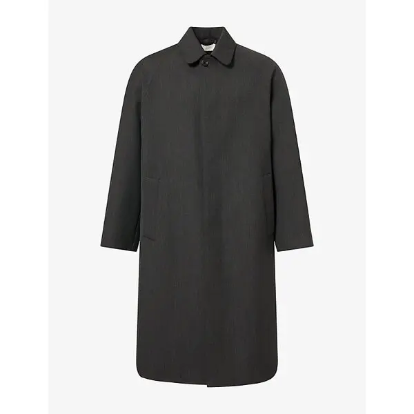 THE ROW Perlin Longline Cashmere And Wool-blend Coat - Multicolor Pan