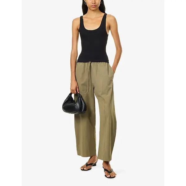 Dissh Phoebe Scoop-neck Cotton-blend Tank Top