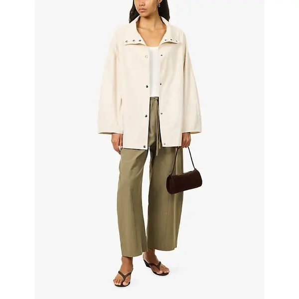 Dissh Maris Funnel-neck Cotton-blend Jacket
