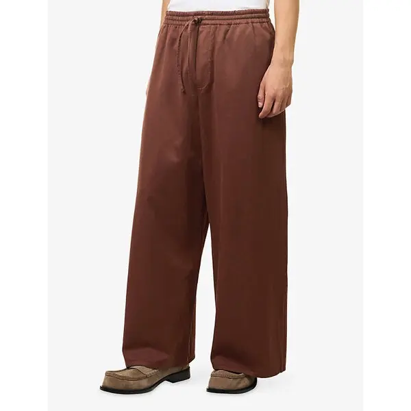Loewe Ibiza Drawstring-waist Cotton Trousers