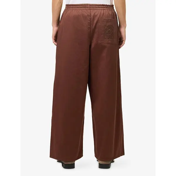Loewe Ibiza Drawstring-waist Cotton Trousers