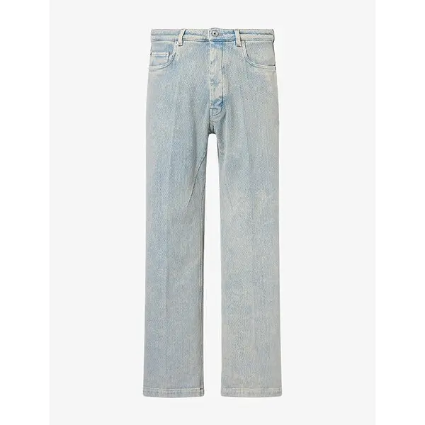 Rick Owens Geth Wide-leg Denim Jeans - Indigo