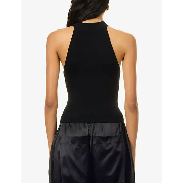 Simkhai Renlen Metal-hardware Wool Top