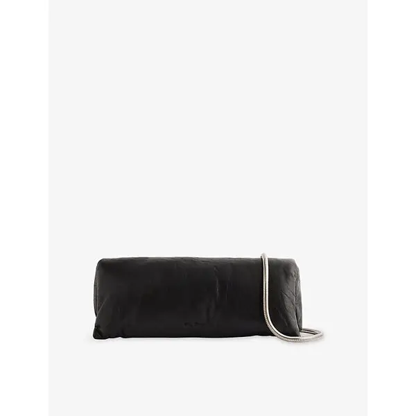 Rick Owens Soft Elongated Leather Clutch Bag