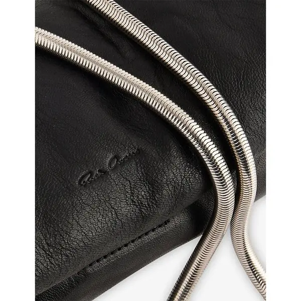 Rick Owens Soft Elongated Leather Clutch Bag