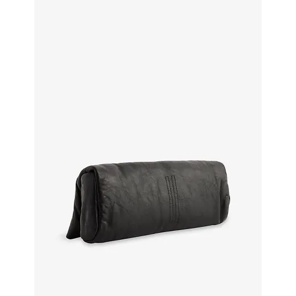 Rick Owens Soft Elongated Leather Clutch Bag