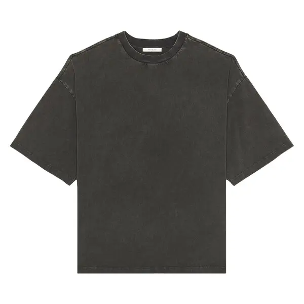 ENTIRE STUDIOS Heavy Boxy Tee 'washed - Black