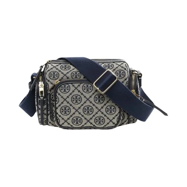 Tory Burch T Monogram Pocket Crossbody 'navy