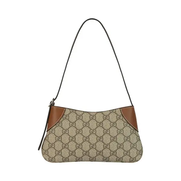 Gucci Gg Emblem Small Shoulder Bag 'ebony/sundial
