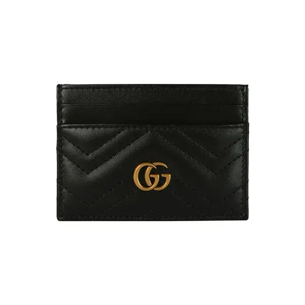 Gucci Gg Marmont Card Case - Black
