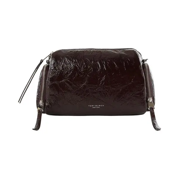 Tory Burch Perry Distressed Voyager Bag 'deep Burgundy