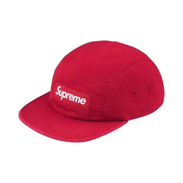 Supreme Washed Chino Twill Camp Cap