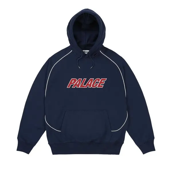 PALACE Line It Up Hood 'navy - Blue