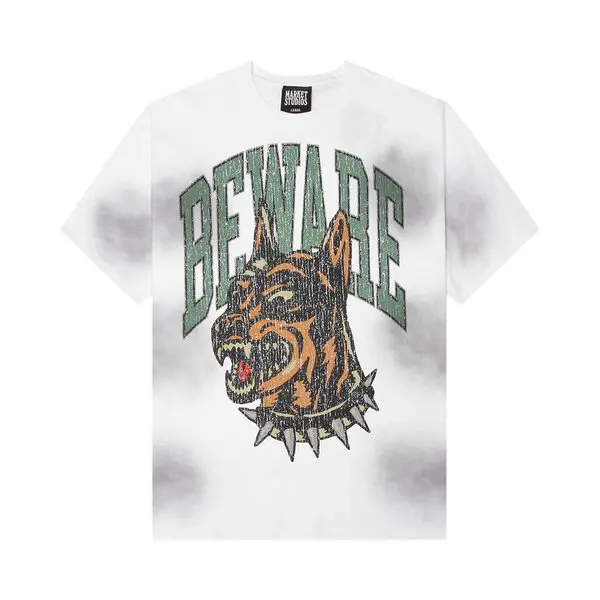 MARKET Beware The Dobie T-shirt /white