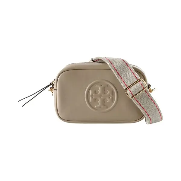 Tory Burch Miller Soft Mini Crossbody Bag 'light Stone - Grey