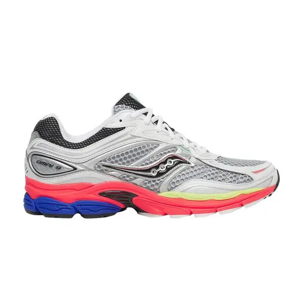Saucony Progrid Omni 9 Silver Red - White