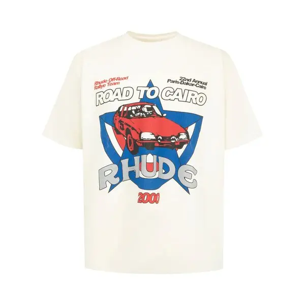 Rhude Road To Cairo Tee 'vintage /red/blue