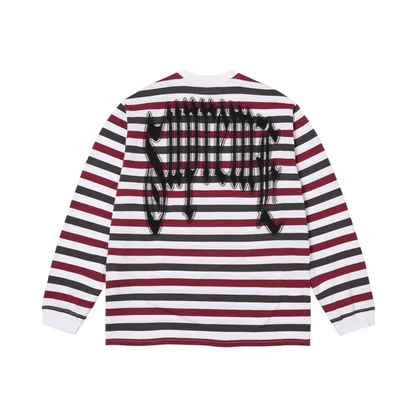 Supreme Intarsia Long-sleeve Top 'stripe