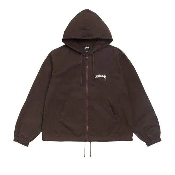 StÜssy Waxed Cotton Beach Shell - Brown