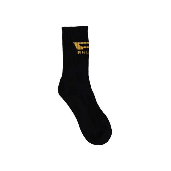 Rhude Campione Logo Sock /yellow - Black