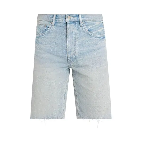 PURPLE BRAND Vintage Slub Shorts 'light Indigo - Blue