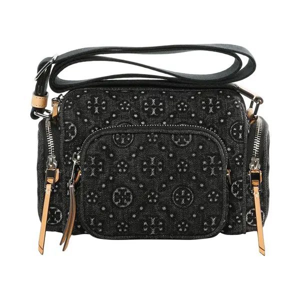 Tory Burch T Monogram Denim Pocket Crossbody