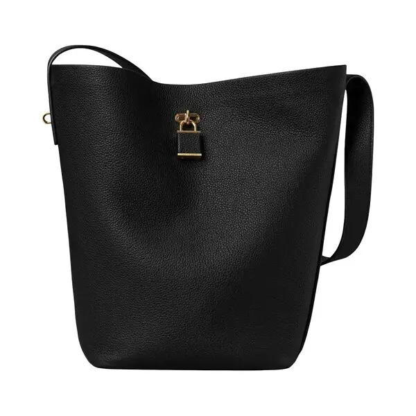 Tory Burch Lock Slim Bucket Bag - Black