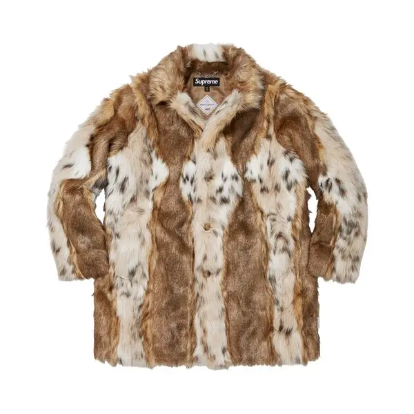 Supreme Lynx Faux Fur Windstopper Overcoat